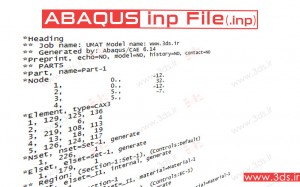 فایل inp در آباکوس - UMEC.IR