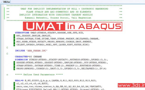 آموزش سابروتین UMAT در آباکوس - UMEC.IR