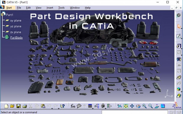 آموزش محیط پارت دیزاین کتیا | CATiA Part Design