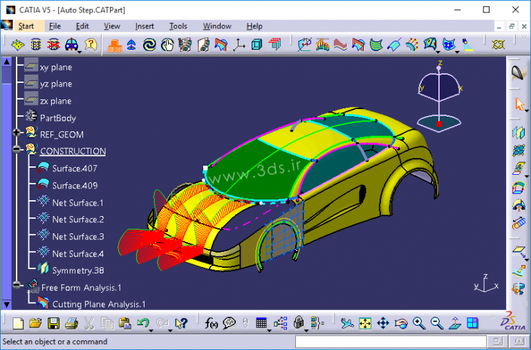 معرفی محیط FreeStyle کتیا - UMEC.IR