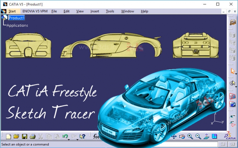 معرفی و آموزش محیط Sketch Tracer کتیا - UMEC.IR