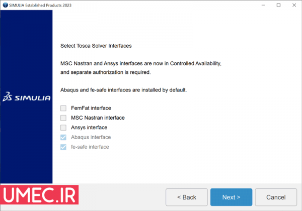 آموزش نصب آباکوس 2023 + Abaqus Documentation کامل - UMEC.IR