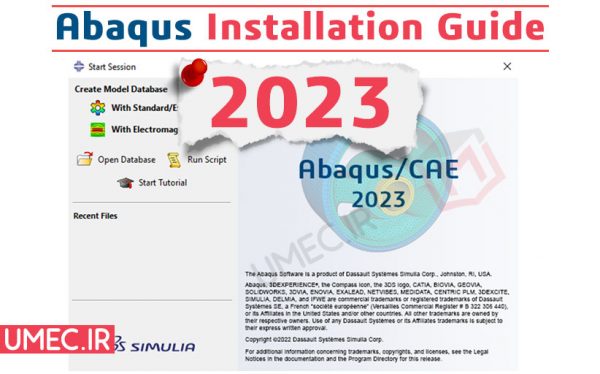 آموزش نصب آباکوس 2023 + Abaqus Documentation کامل - UMEC.IR