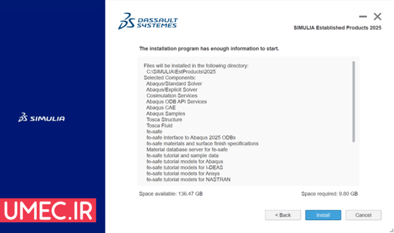 آموزش نصب آباکوس 2025 + ABAQUS Documentation